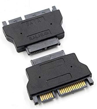 Slimline SATA Adapter Serial ATA 7+15 22pin Male To Slim 7+6 13pin Female Adapter AE-SLIMLINE ...