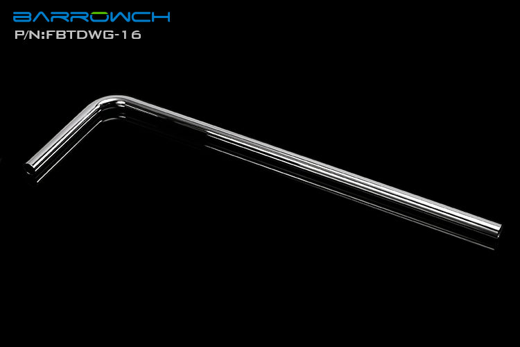 Barrowch 16mm pre-bending 90°chrome-plated copper rigid tube - single 90° FBTDWG-16 ...