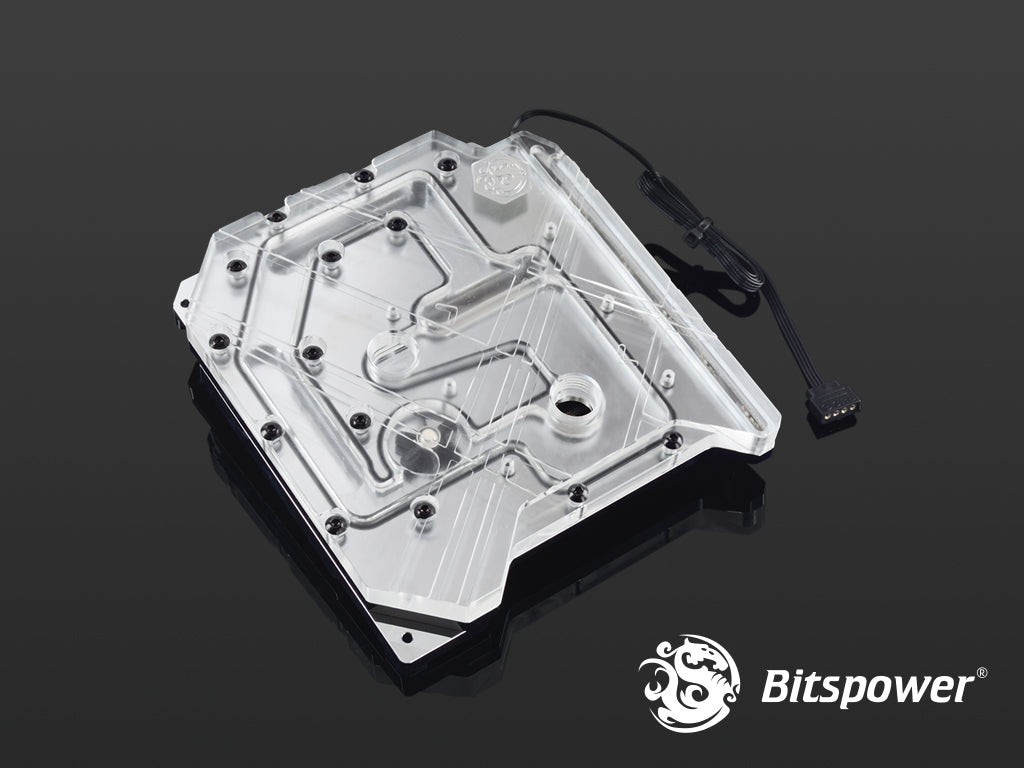 Bitspower MonoBlock ARM10A RGB-Nickel BP-WBMARM10A – Performance-PCs.com