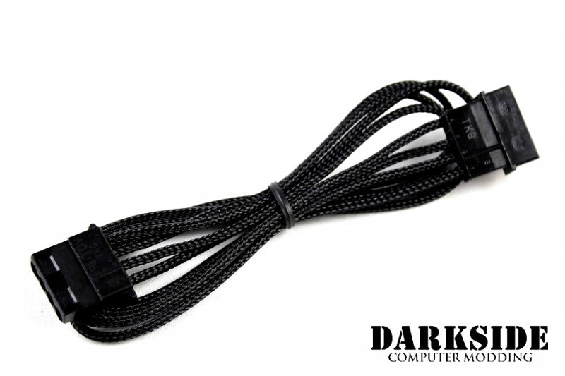 DarkSide 4-pin MOLEX HSL Extension Single Braid Cable (40cm) - Jet Black DS-0076 – Performance ...