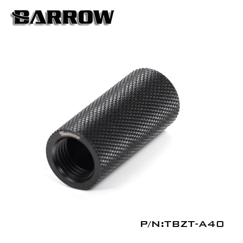 Barrow G1/4" 40mm Female to Female Extension Fitting - Black TBZT-A40 ...