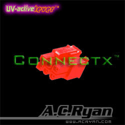 Connectx 6-Pin PCI Express connector housing - UV Red ACR-CB4265 ...