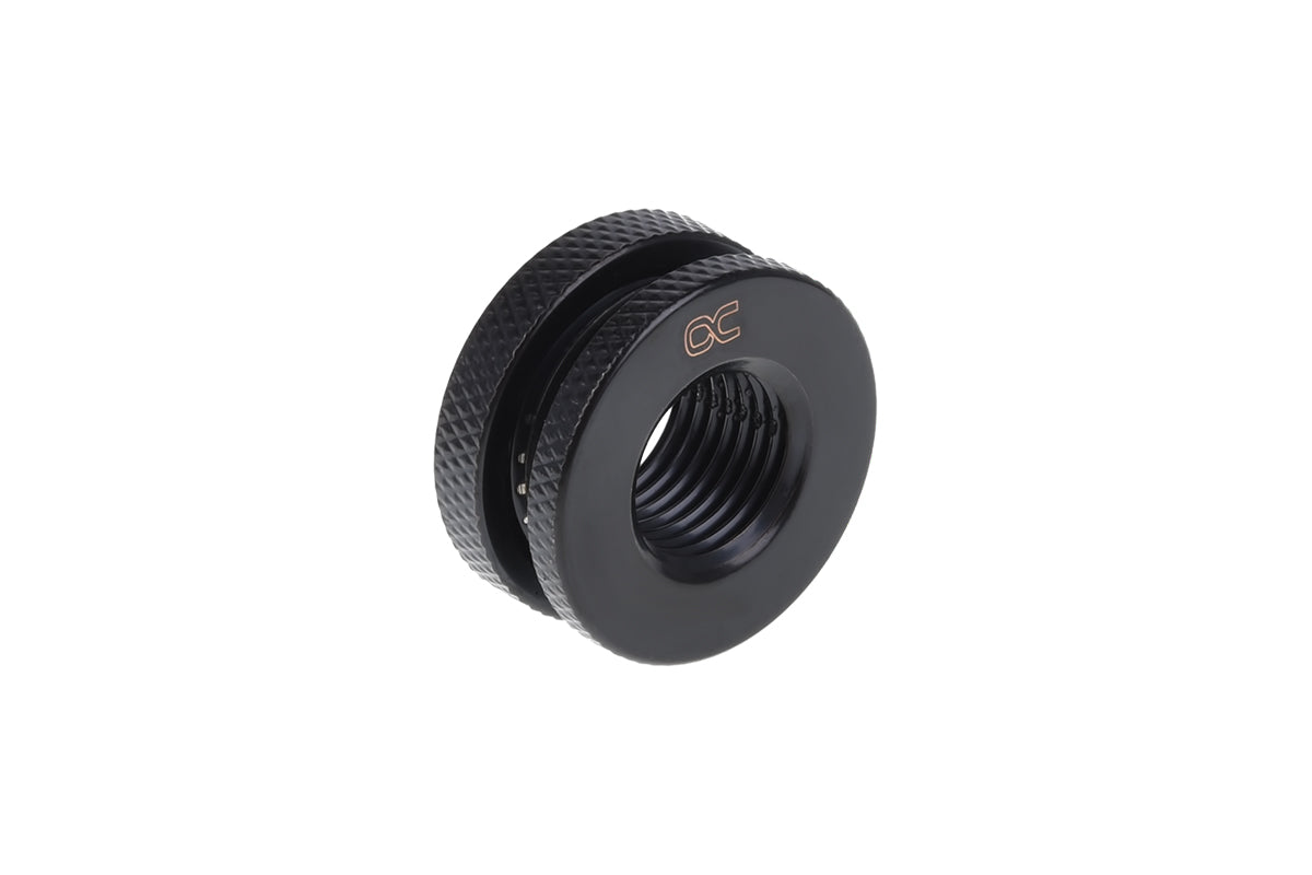 Alphacool bulkhead connector short version G1/4 - deep black AC-17424 ...