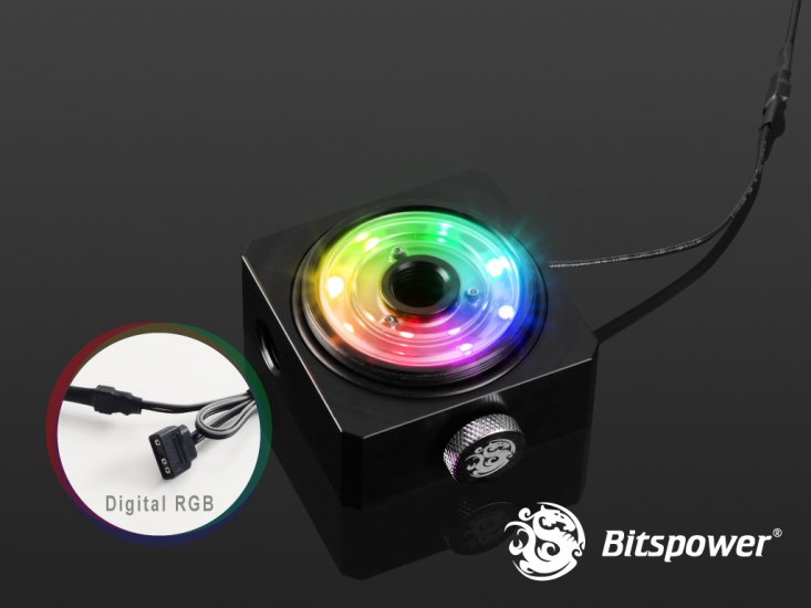 Bitspower DDC TOP Reservoir Adaptor Digital RGB BP-DDCRP-DRGB ...
