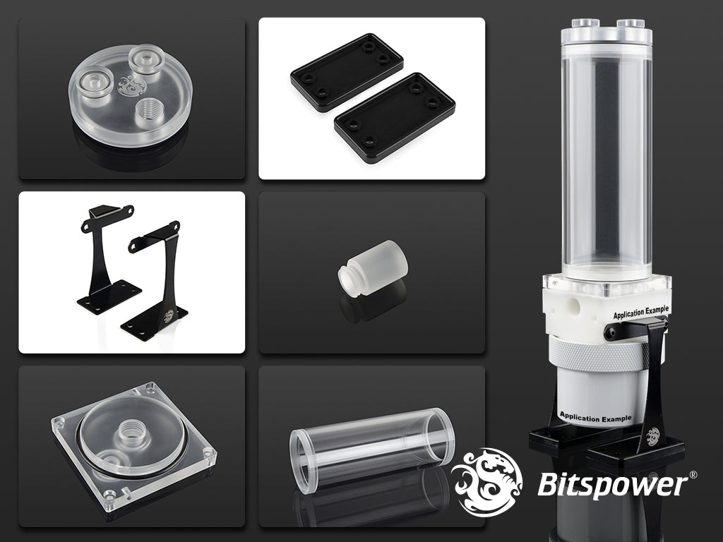 Bitspower Dual/Single D5 Top Upgrade Kit 150 Limited Edition Acrylic ...