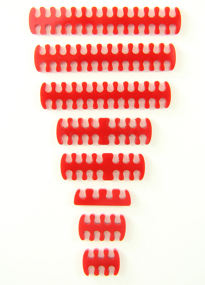 CableMod Cable Combs (4-28 Slot) - Red – Performance-PCs.com
