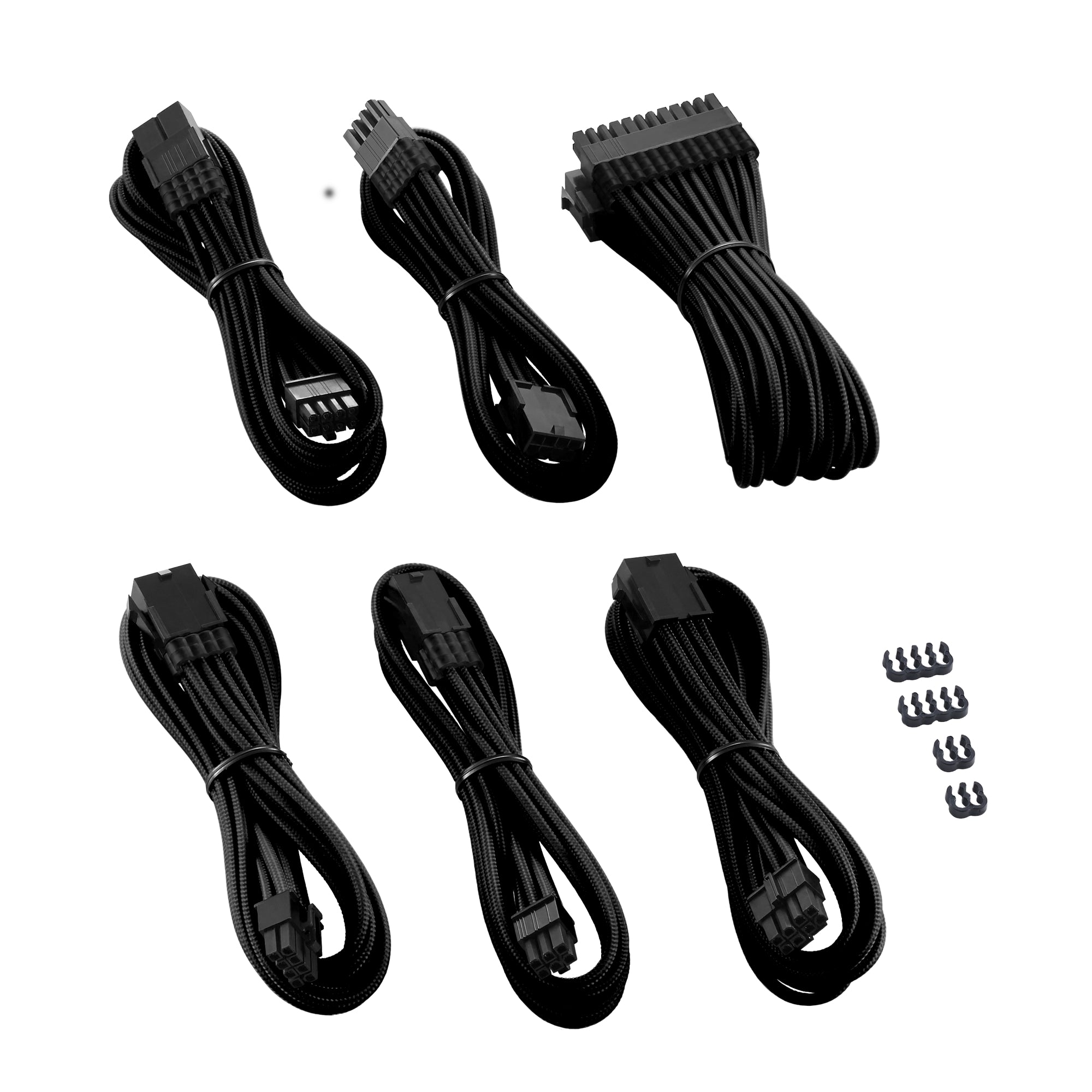 CableMod PRO ModMesh Cable Extension Kit - BLACK CM-PCAB-BKIT-NKK-3PK-R ...