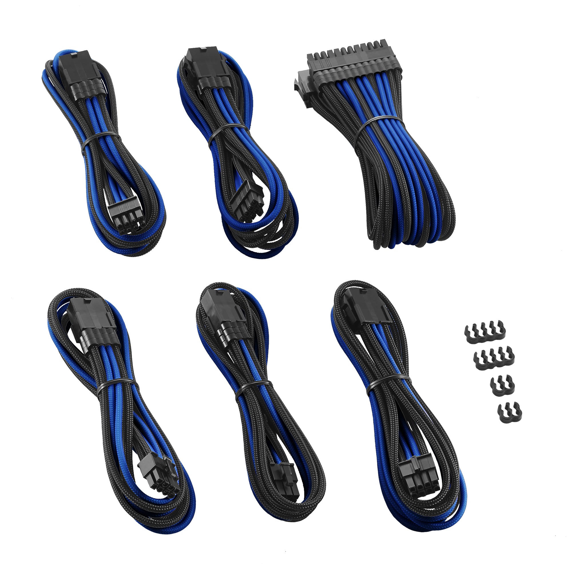 CableMod PRO ModMesh Cable Extension Kit - BLACK/BLUE CM-PCAB-BKIT-NKKB ...
