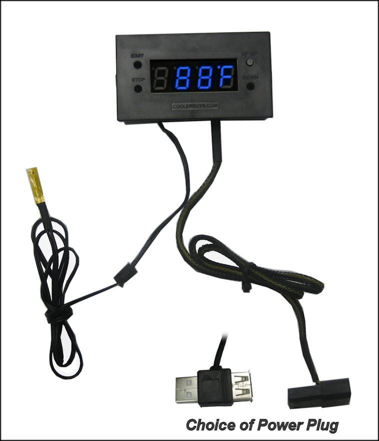 Thermal Monitor with Digital LED Display - USB LED-DISPLAY-USB ...