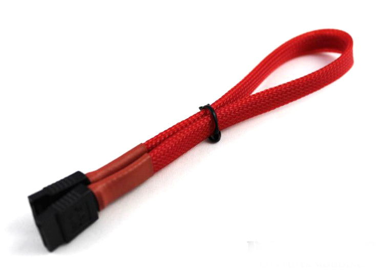 Darkside 30cm (12") SATA Data Cable - Red UV DS-0145 – Performance-PCs.com