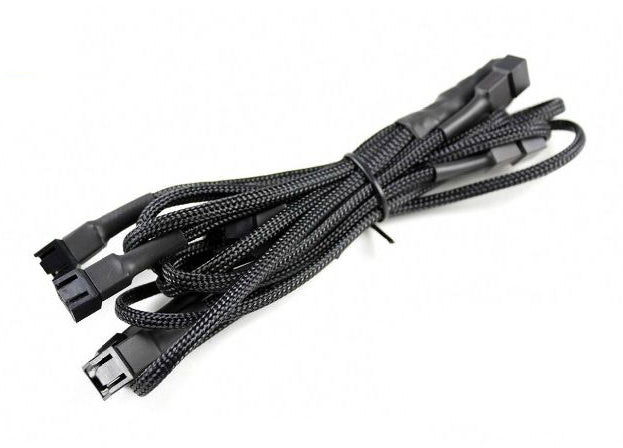 DarkSide 3-Pin Quad Radiator Push-Pull 8x Fan Y Splitter Cable - Jet B ...