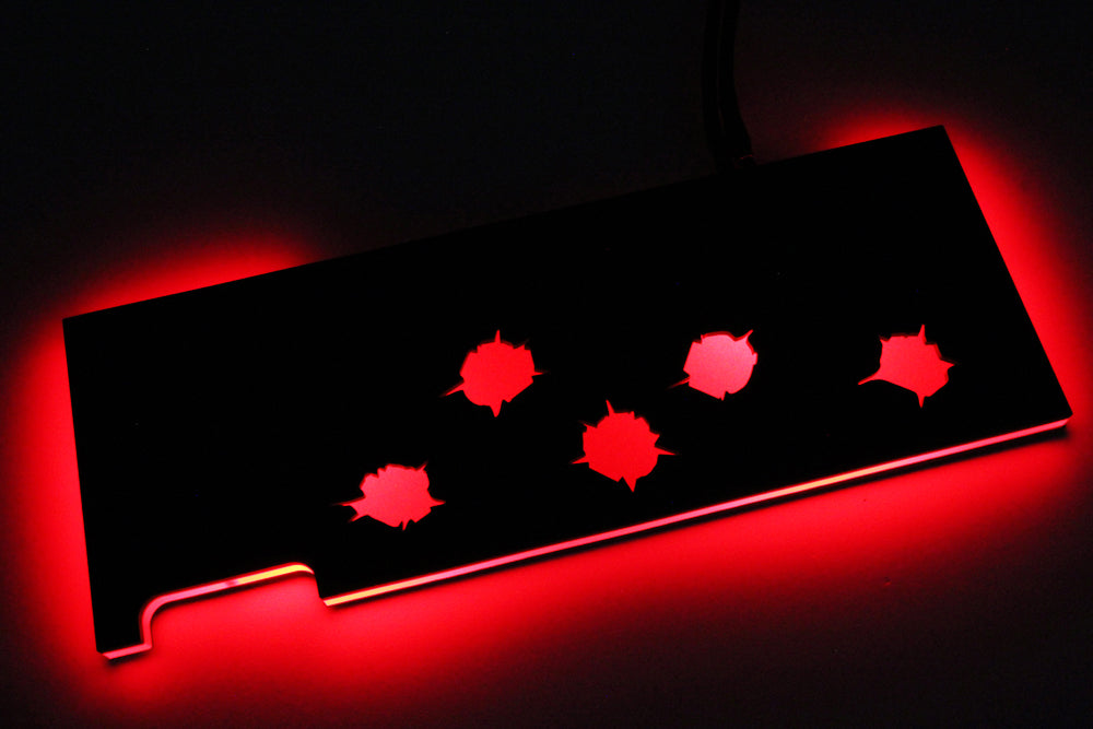 PPCS Custom RGB LED Backplate - Bullet Hole Edition PPCS-RGB-BACKPLATE ...