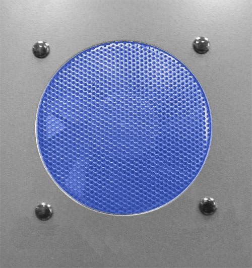 Steel Mesh 80 mm Fan Filter - Blue – Performance-PCs.com