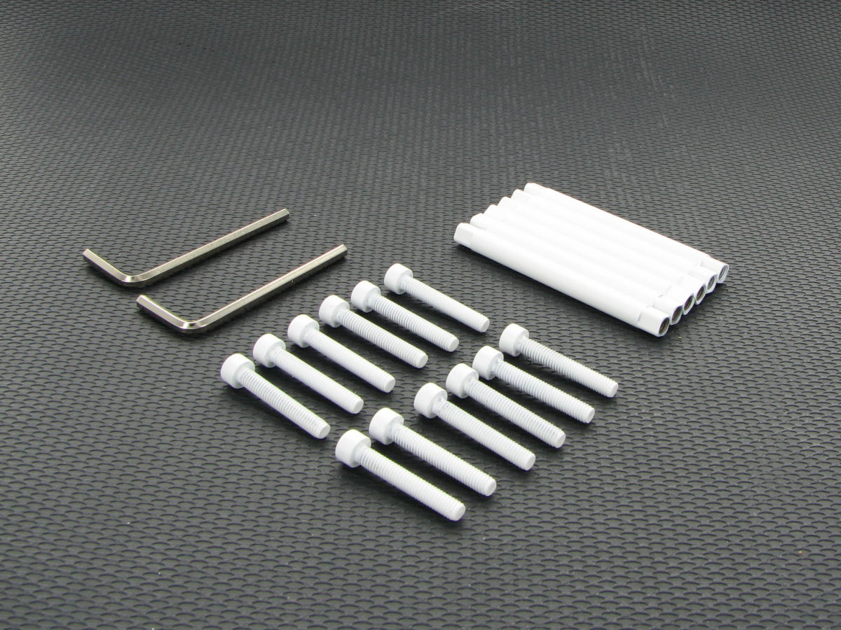 Monsoon MMRS 50mm Tension Rods - White – Performance-PCs.com