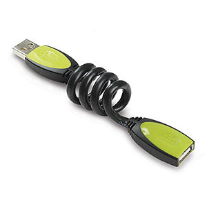 Ziotek Flexicord 1ft. USB Type A Male to Female Cable ZT1311017 ...