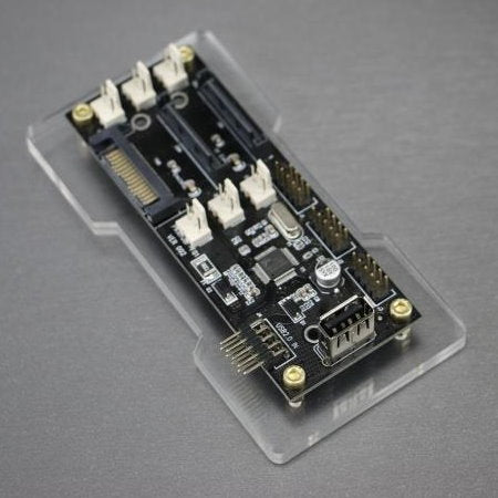 Premium All-in-1 USB / SATA / Fan Internal Hub Power Splitter PCB Board ...