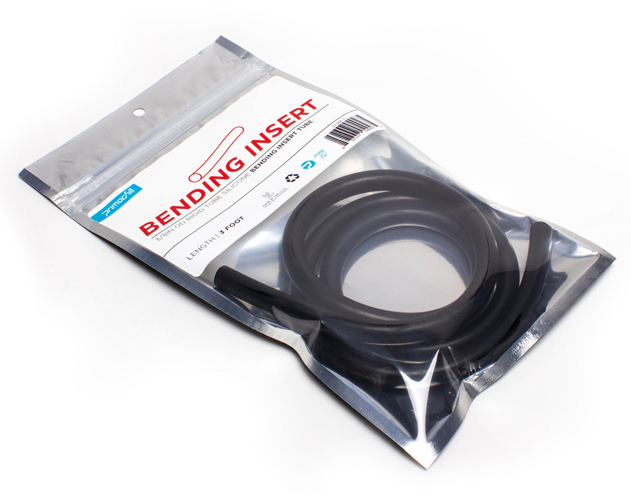 PrimoChill 3/8in OD Rigid Tube Silicone Bending Insert Tube – 3 Foot ...