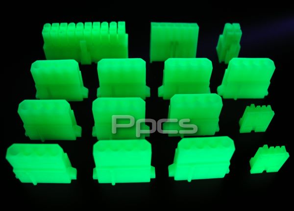 Connectx P4 12V 4pin Female connector housing - UV Green ACR-CB76UG ...